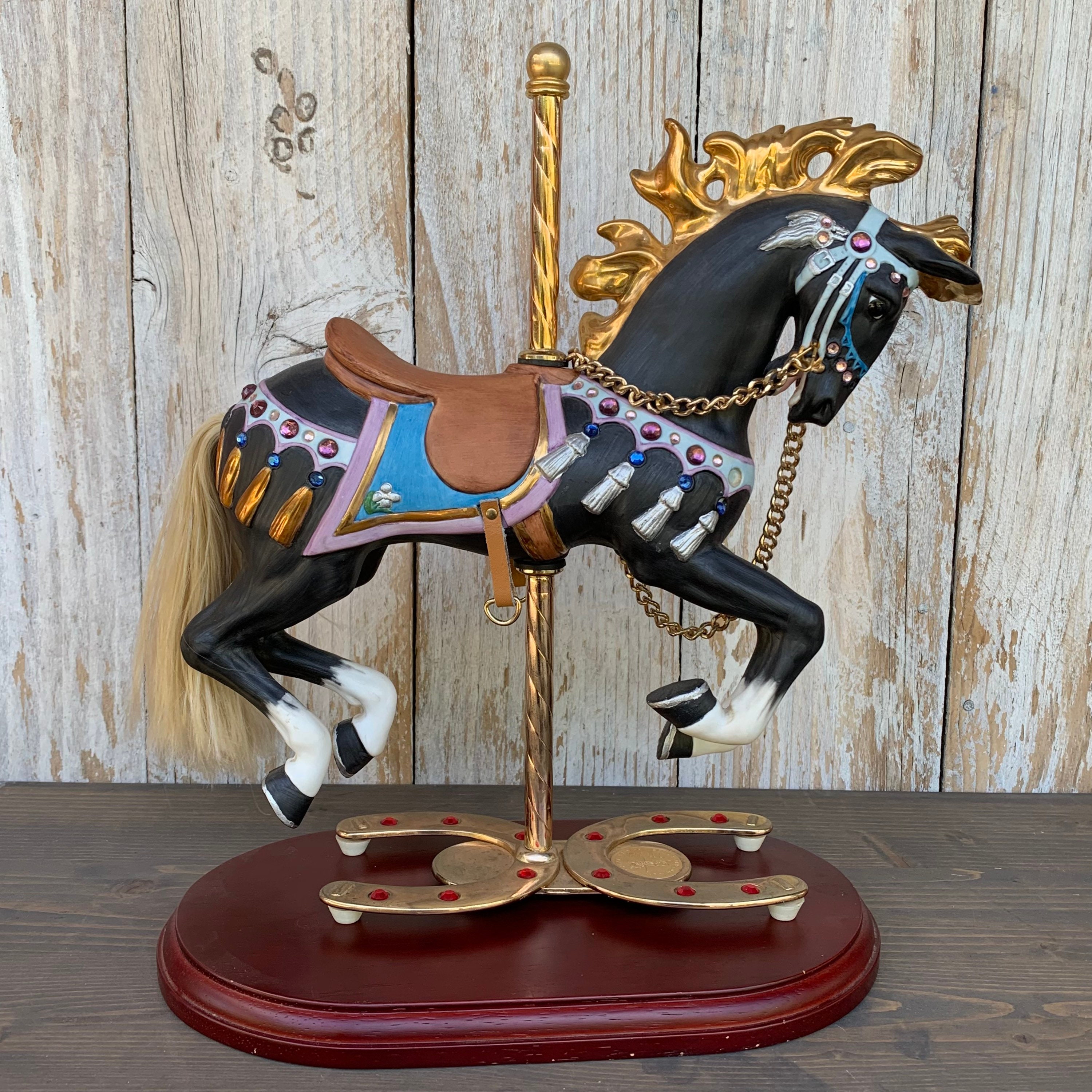 Carousel Horse Figurine by Tobin Fraley Limited Edition - Etsy