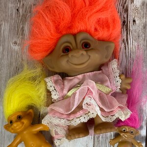 Vintage Troll Doll Lot, Acme Novelty Ace Treasure Troll - Etsy