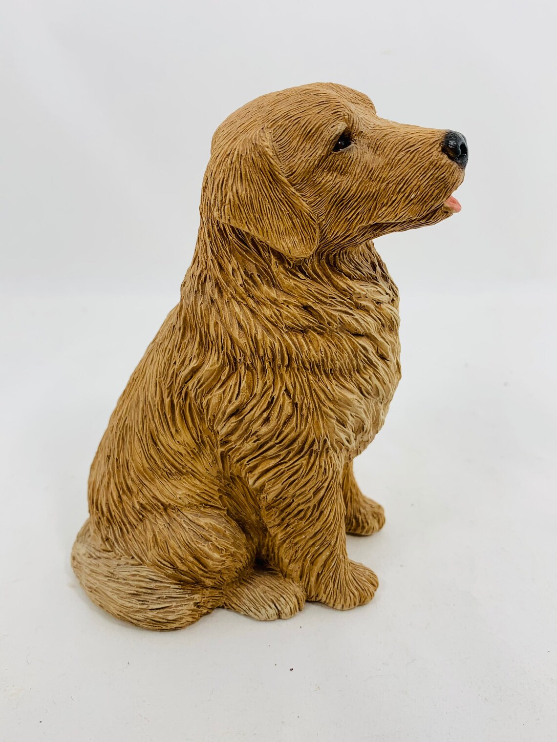 Vintage Golden Retriever Figurine Sandicast Golden Retriever - Etsy