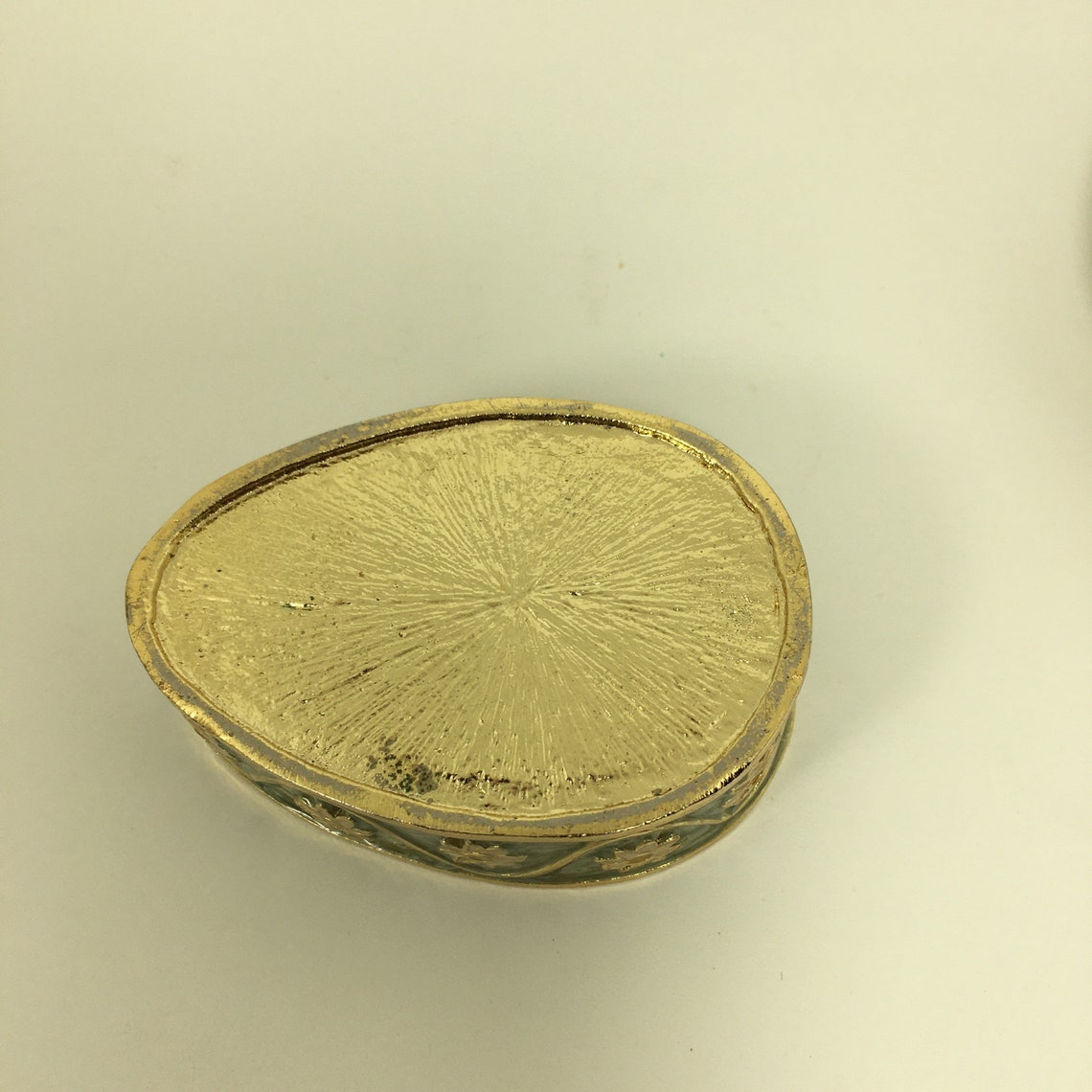 Golden Egg Jewelry Box Trinket Box | Etsy