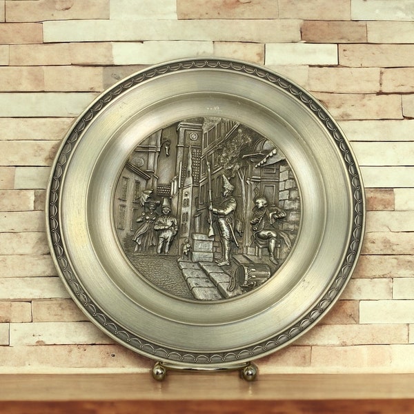 Pewter Plate - Etsy