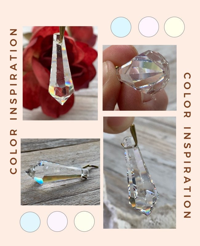 Chandelier Lead Crystal Prisms Bridal Decor Wedding Decor | Etsy