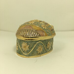 Golden Egg Jewelry Box Trinket Box - Etsy