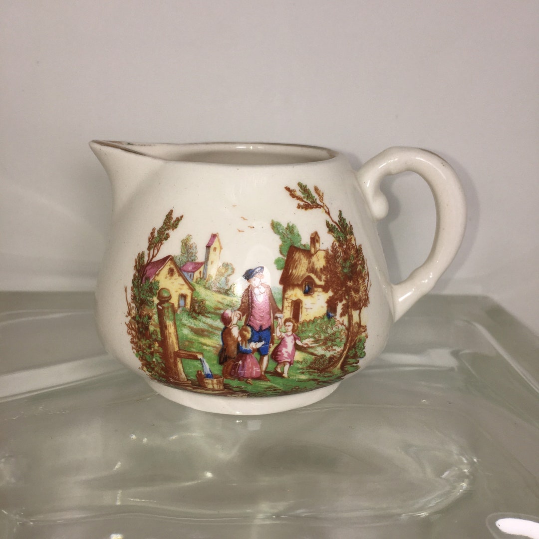 Lancaster Sandland Hanley English Ware China Milk Jug Creamer VTG 165 ...