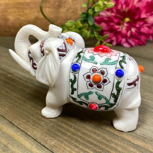 Good Luck Elephant Figurine With Trunk up Vintage Elephant - Etsy