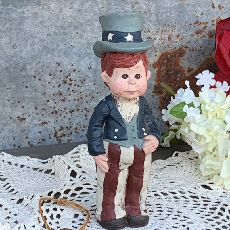 Uncle Sam Figurine - Etsy
