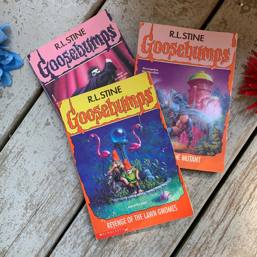 Vintage R.L. Stine Goosebumps Books Revenge of the Lawn Gnomes, Attack ...