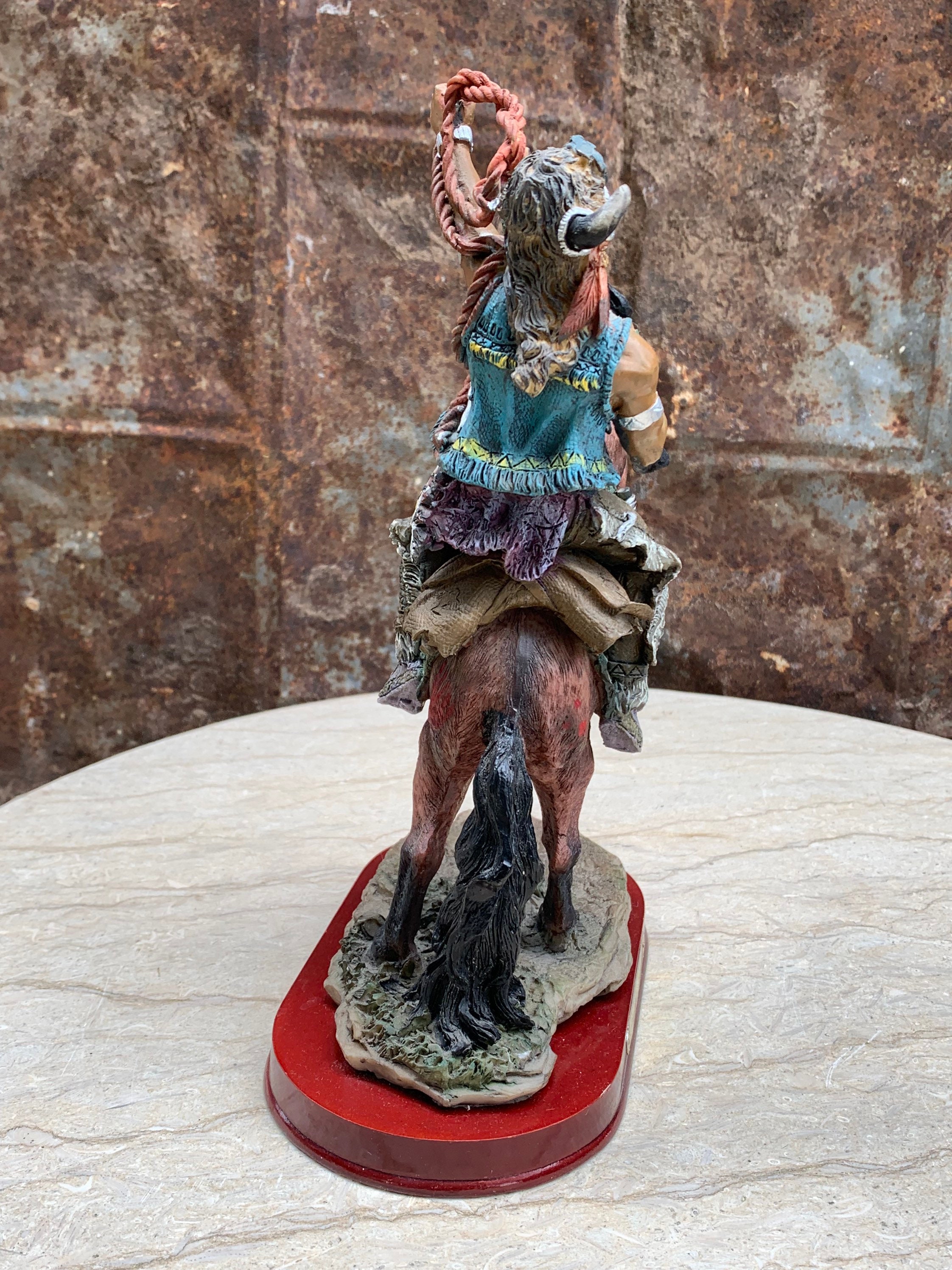 Vintage Native American Indian Sculpture by Ashley Belle - Etsy