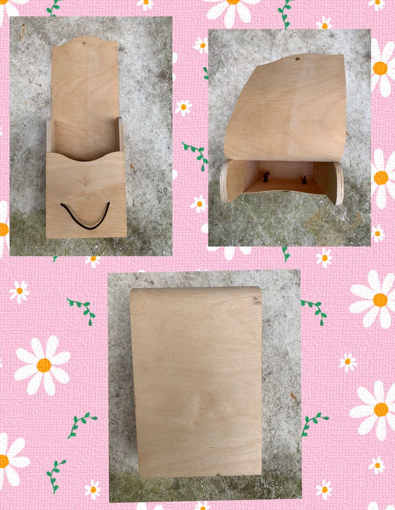 Pouch Style Box With Latch Unique Wooden Pouch Recyclable - Etsy