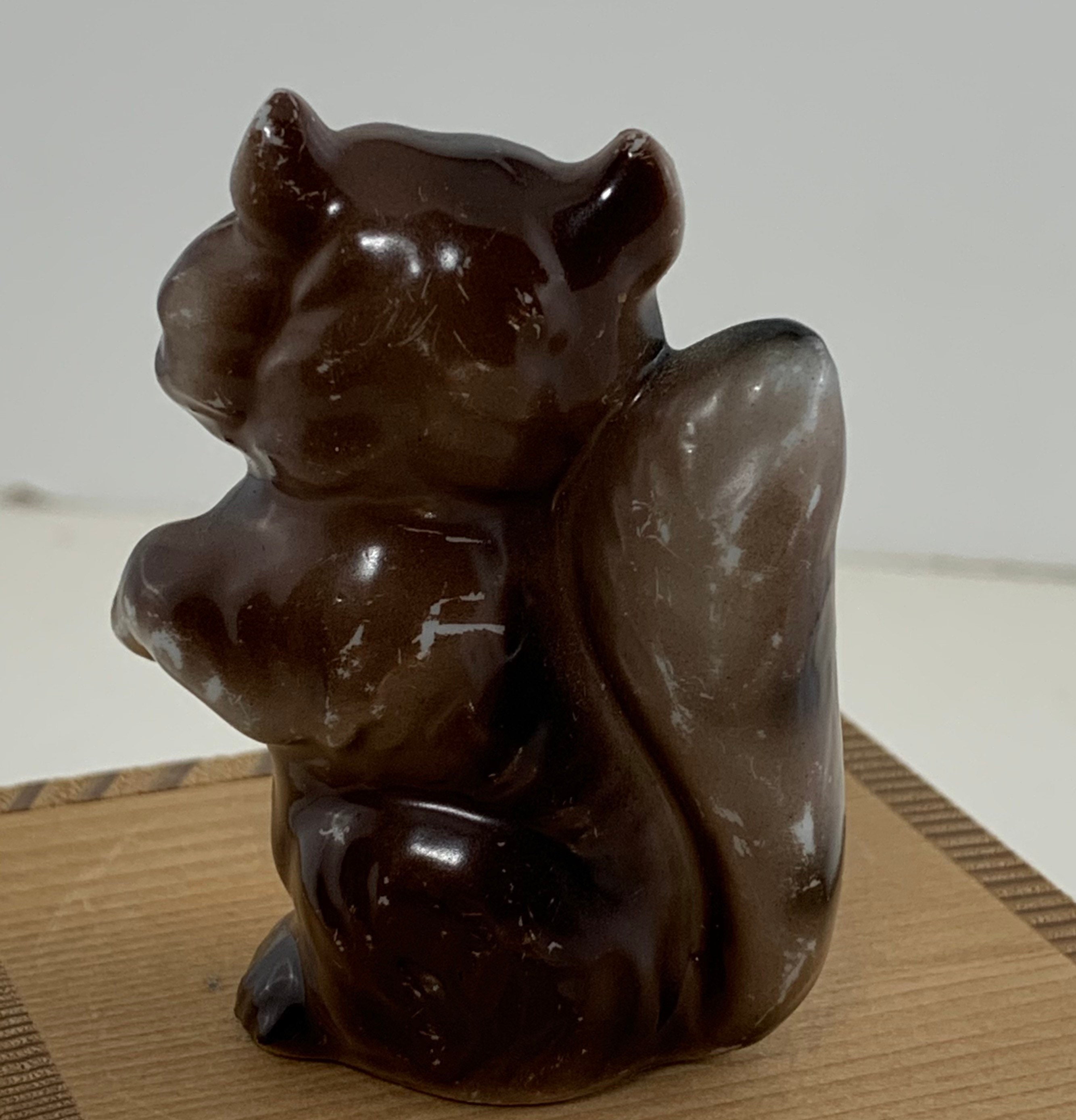 Ceramic Raccoon Figurine Hand Painted Vintage Japan - Etsy