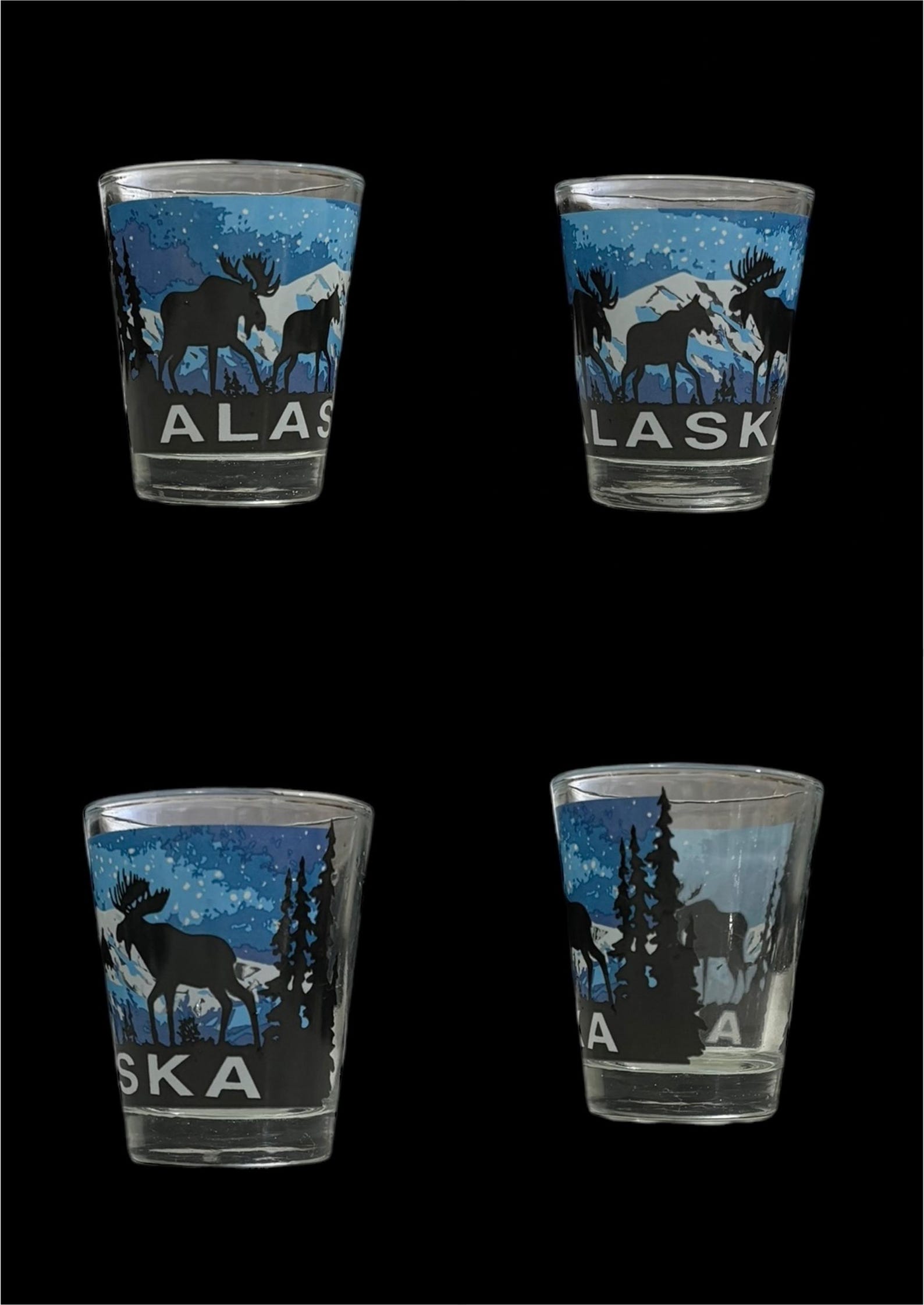 Souvenir Shot Glasses, Alaska Shot Glass, I Love New York Shot Glass ...