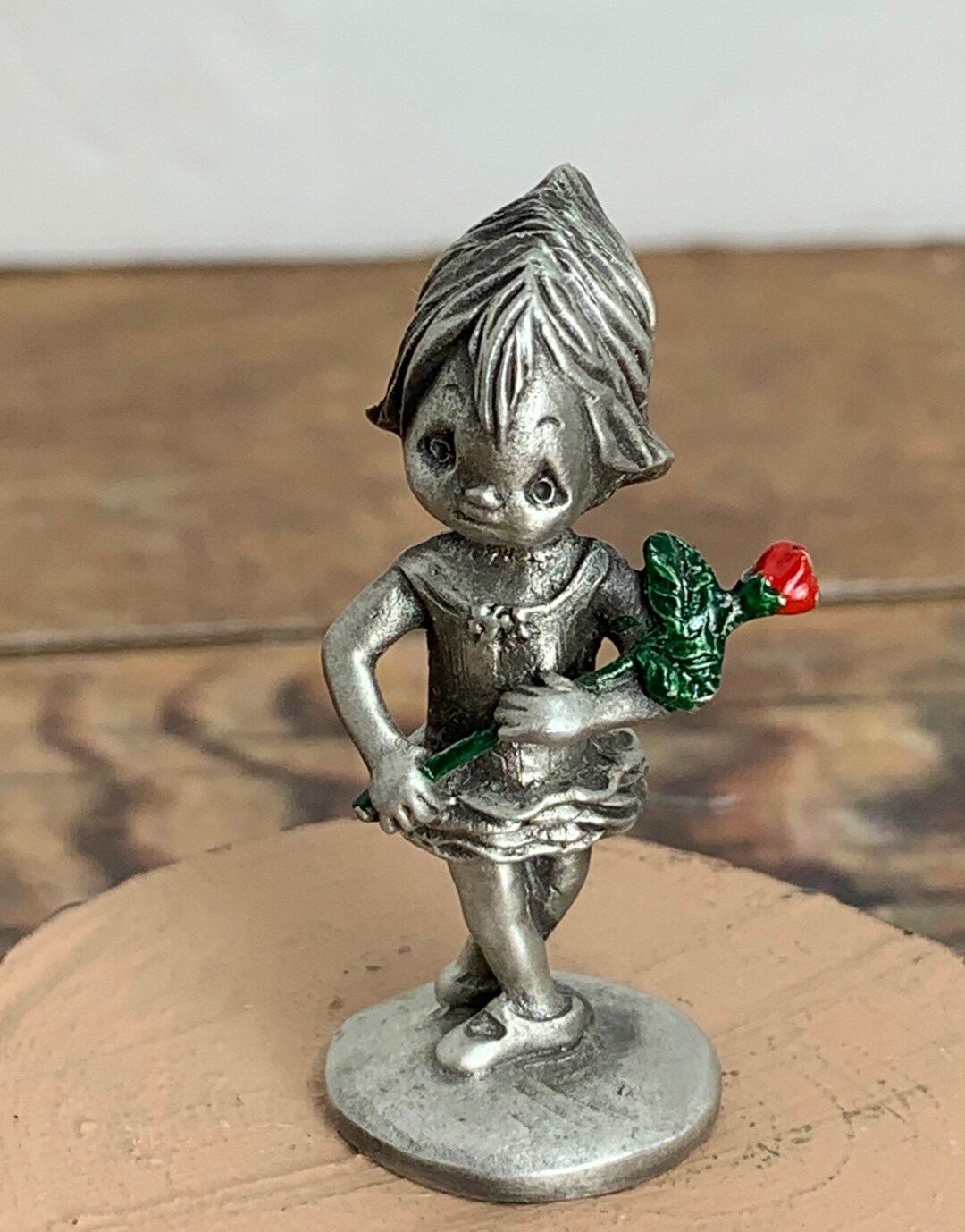 Ballerina Figurine - Betsey Clark Little Gallery Pewter Ballerina With ...