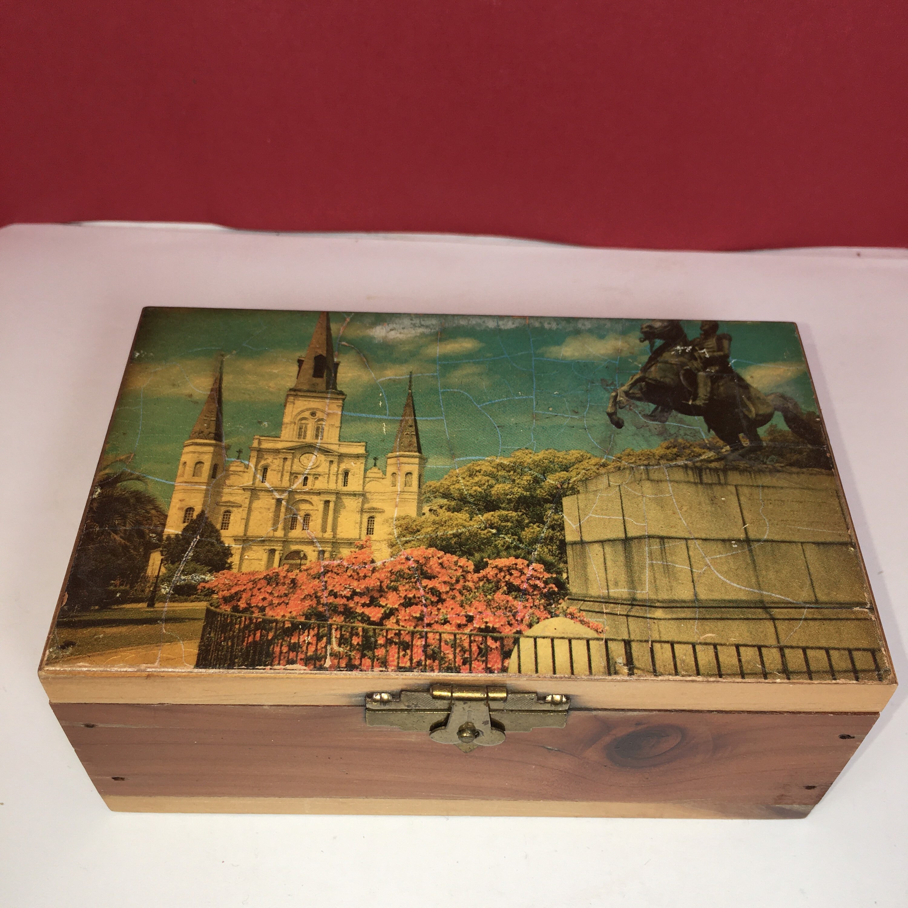 Handcrafted Small Cedar Chest Box St Louis Cathedral New - Etsy