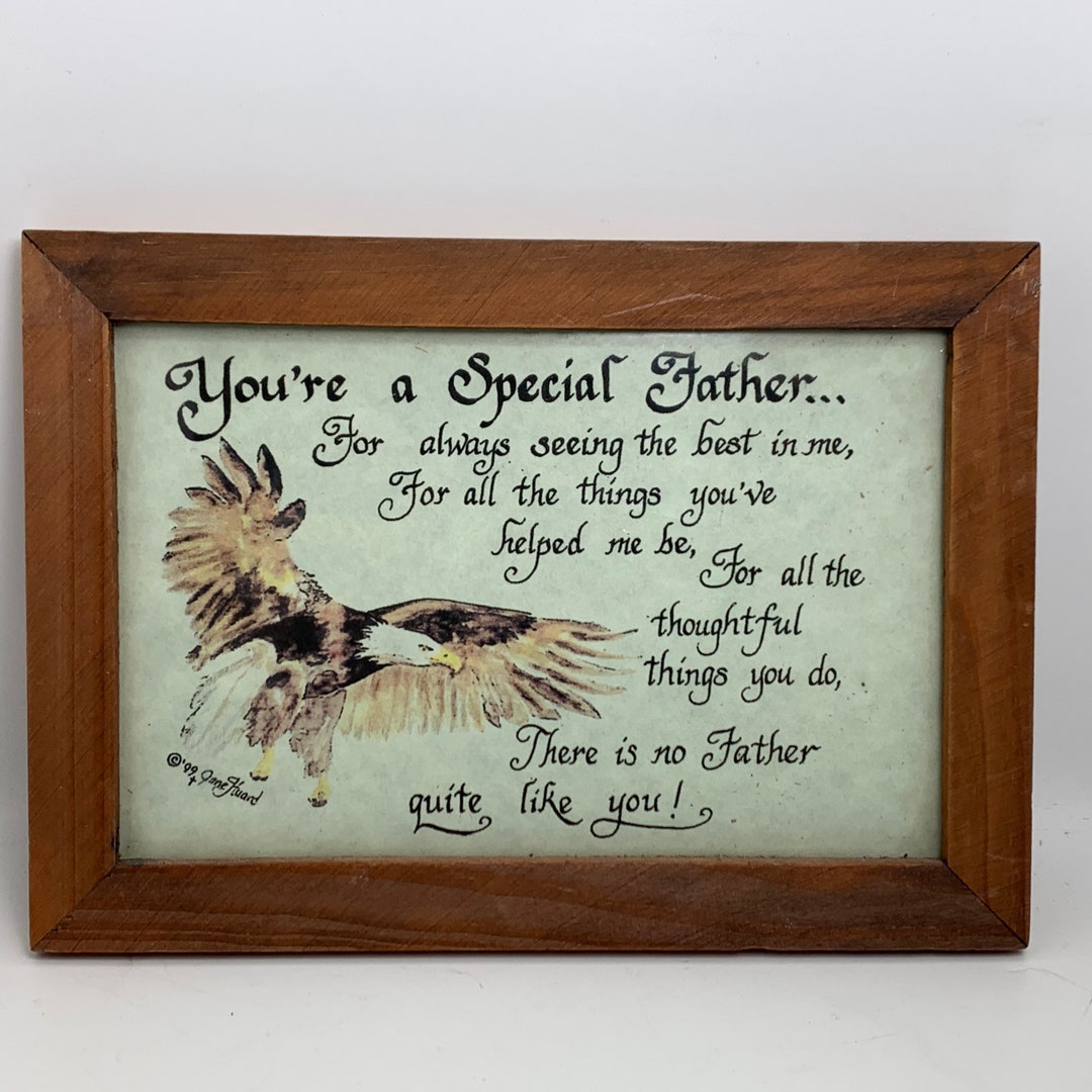 Bald Eagle Picture With Special Father Poem by Jane Huard - Gifts for ...