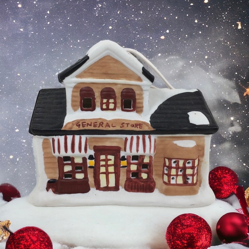 Ceramic Christmas Village - Etsy
