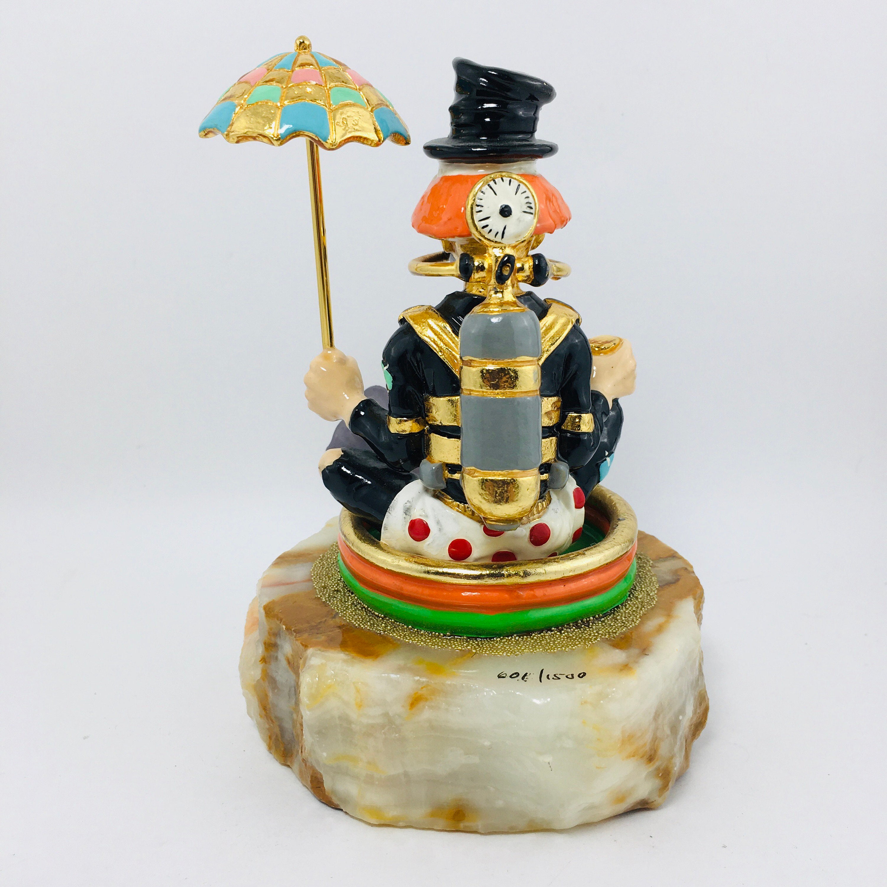 Vintage Hobo Clown SUMMER Scuba Diver Pewter Sculpture by - Etsy