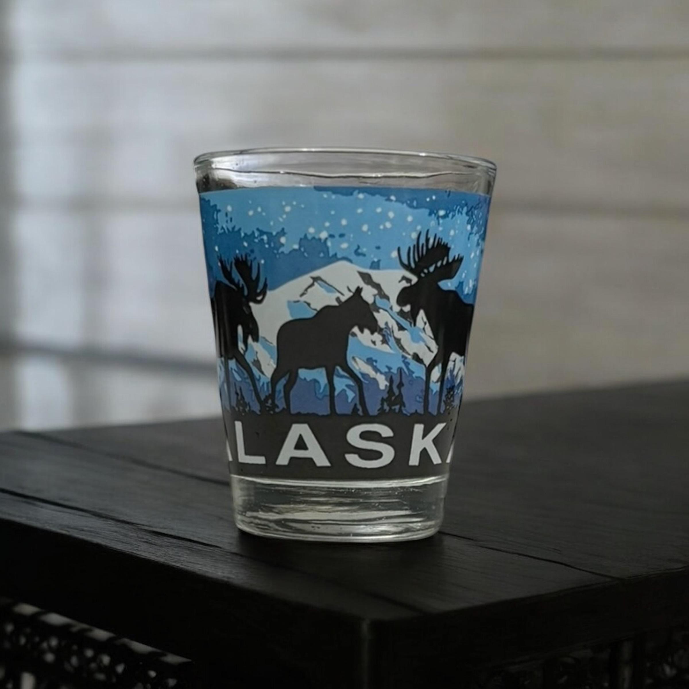Souvenir Shot Glasses, Alaska Shot Glass, I Love New York Shot Glass ...