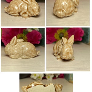 Vintage Wade England Figurines - Bunny Rabbit - Polar Bear - Turtle ...