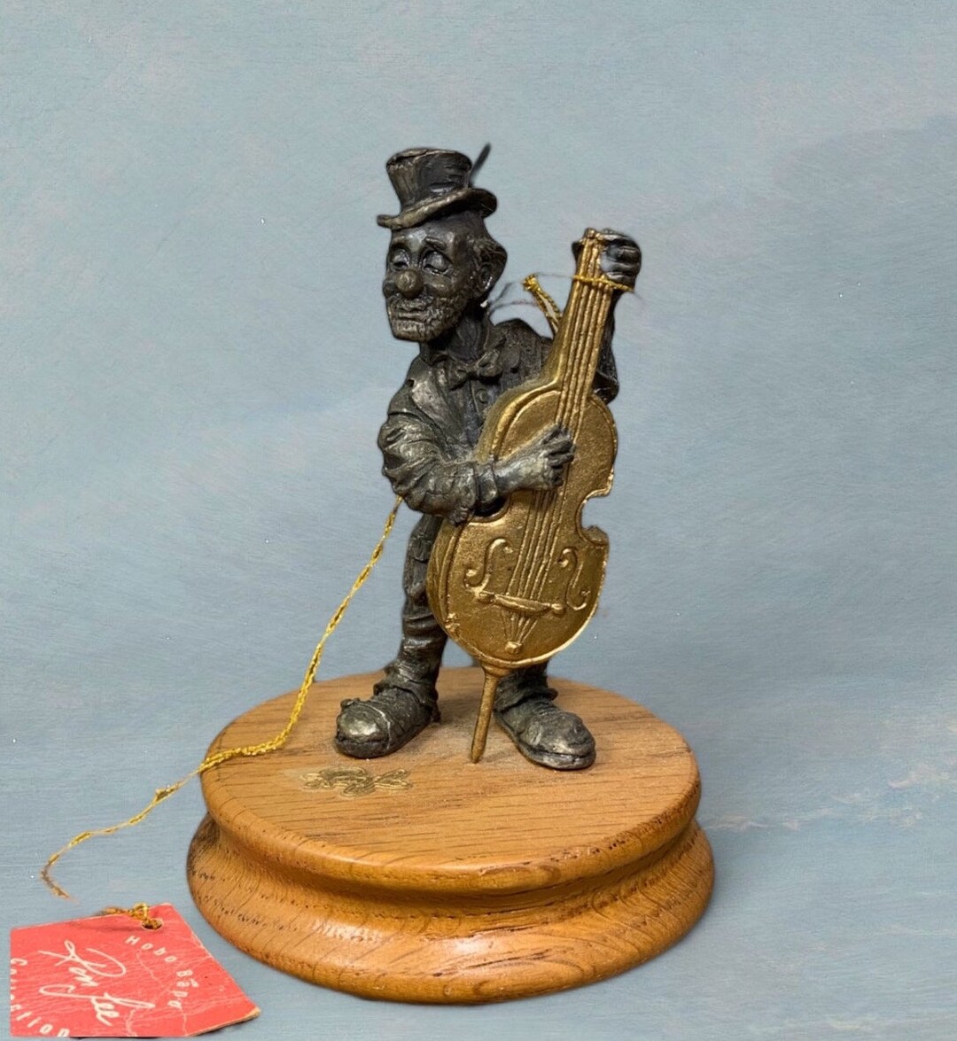 Ron Lee Hobo Band Collection Bass Player Clown Figurine - Etsy