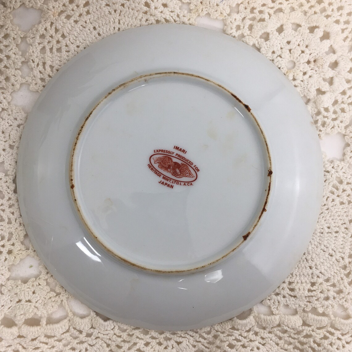 Imari Decorative Plates Rickshaw & Flowers Gold Decor Heritage - Etsy