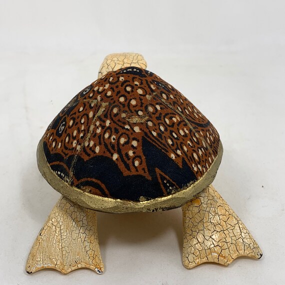 Vintage Wooden Turtle Trinket Box with Removable Shel… - Gem