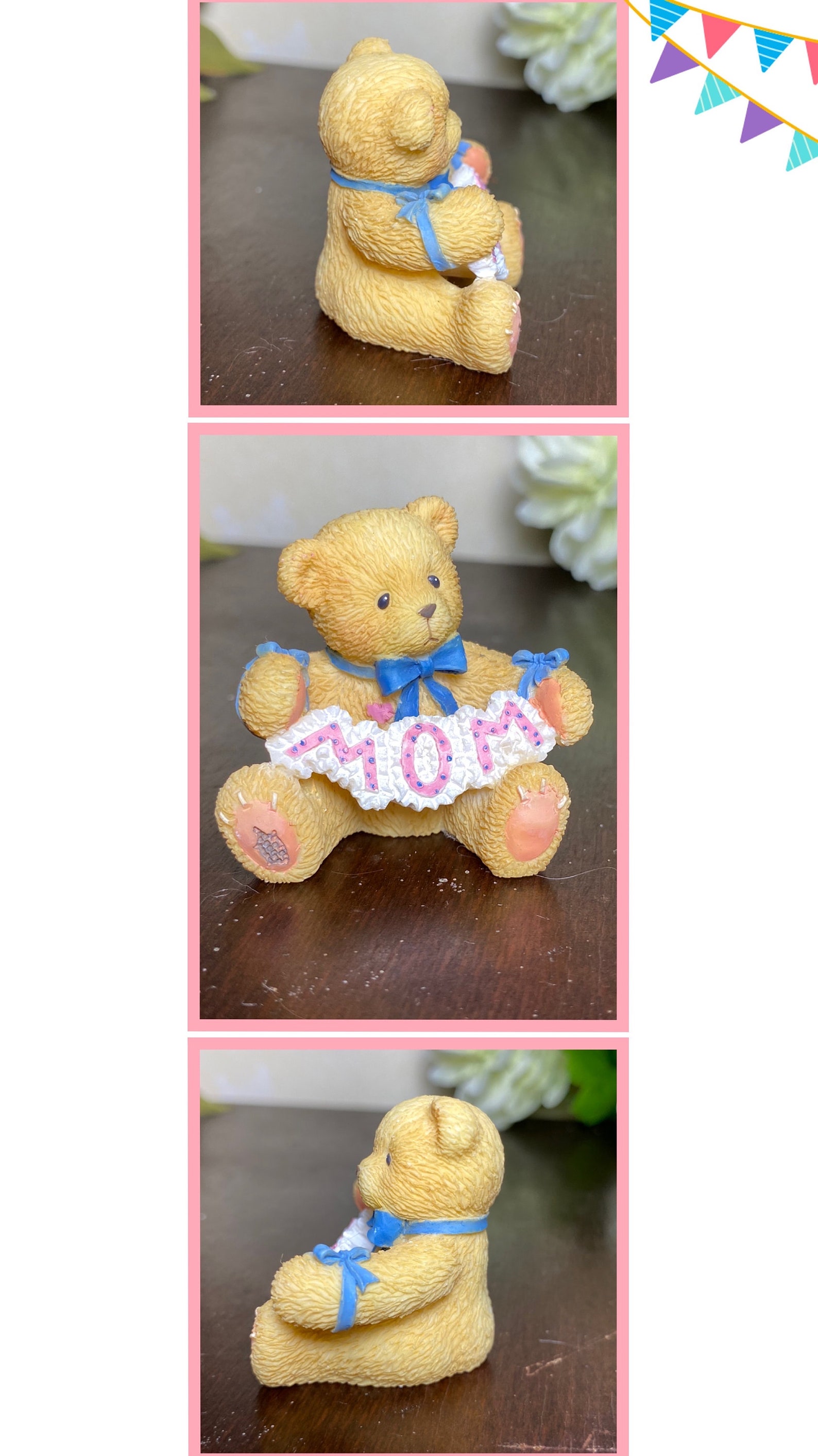 CHERISHED TEDDIES Miniature Figurines by Enesco MOM #476773, Girl With ...