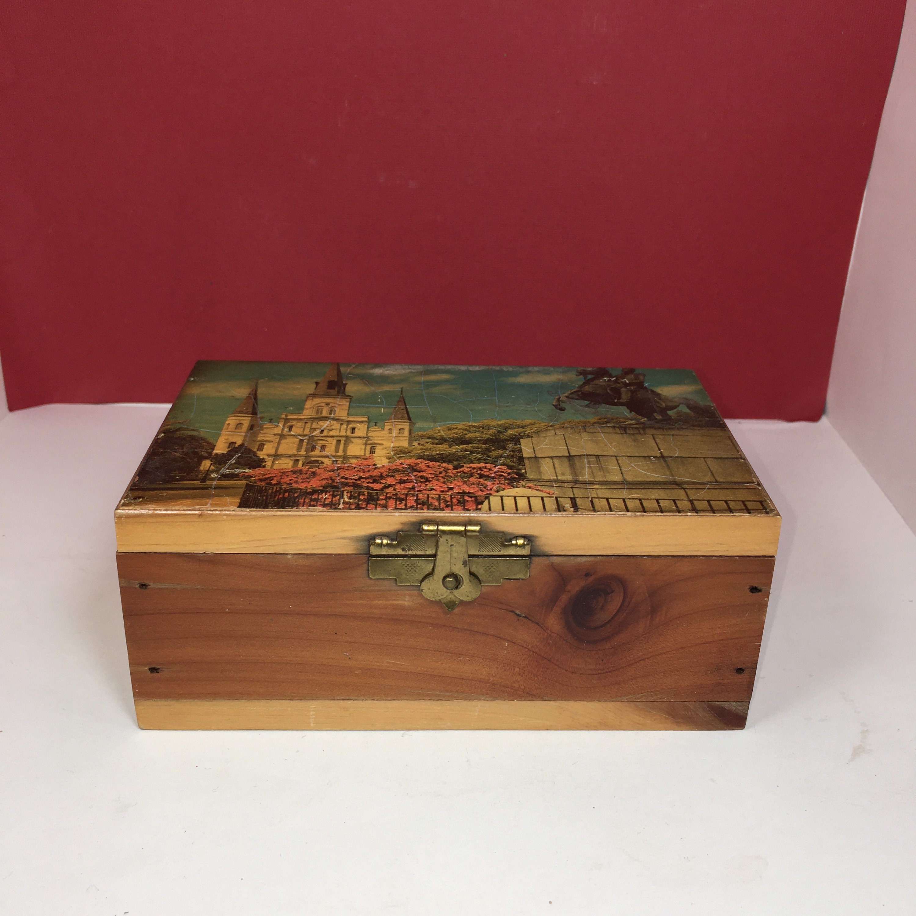 Handcrafted Small Cedar Chest Box St Louis Cathedral New - Etsy