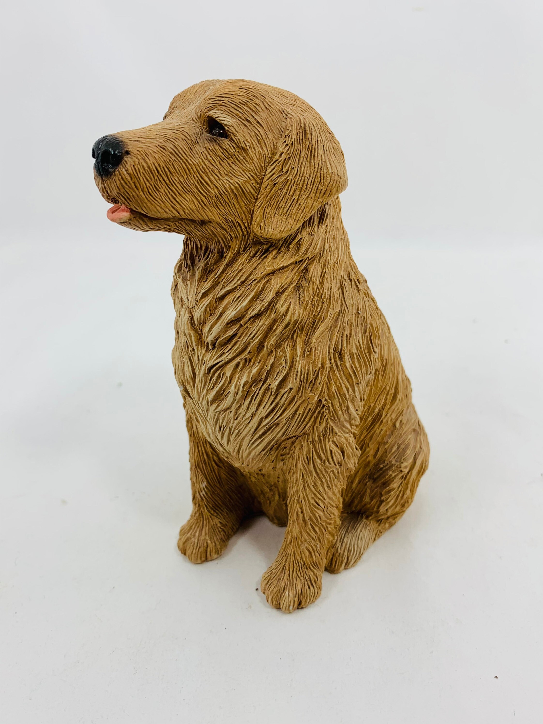 Vintage Golden Retriever Figurine Sandicast Golden Retriever | Etsy