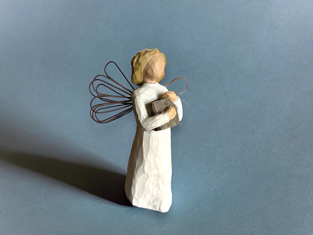 Angel of Learning Figurine - Susan Lordi 1999 - Willow Tree Angel ...