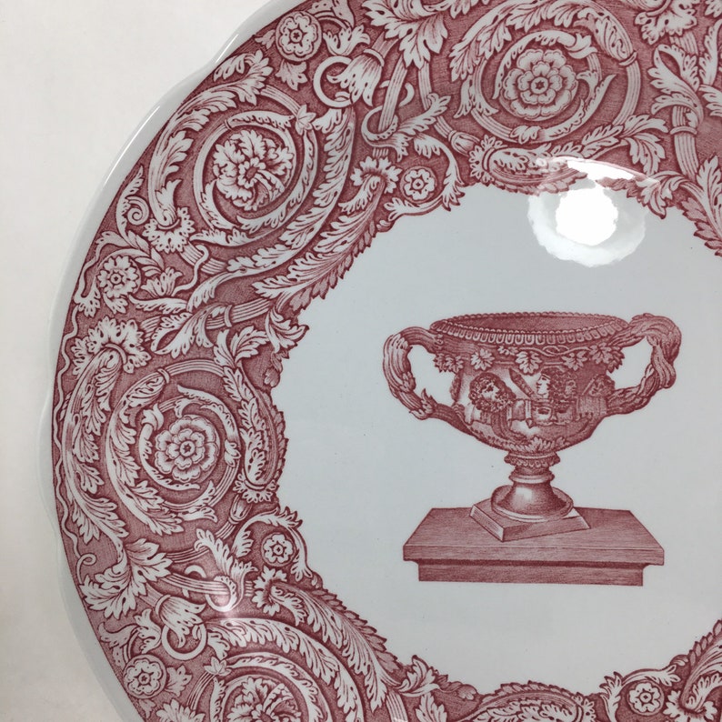 Spode Archive Collection Plate Victorian Series Warwick Vase - Etsy