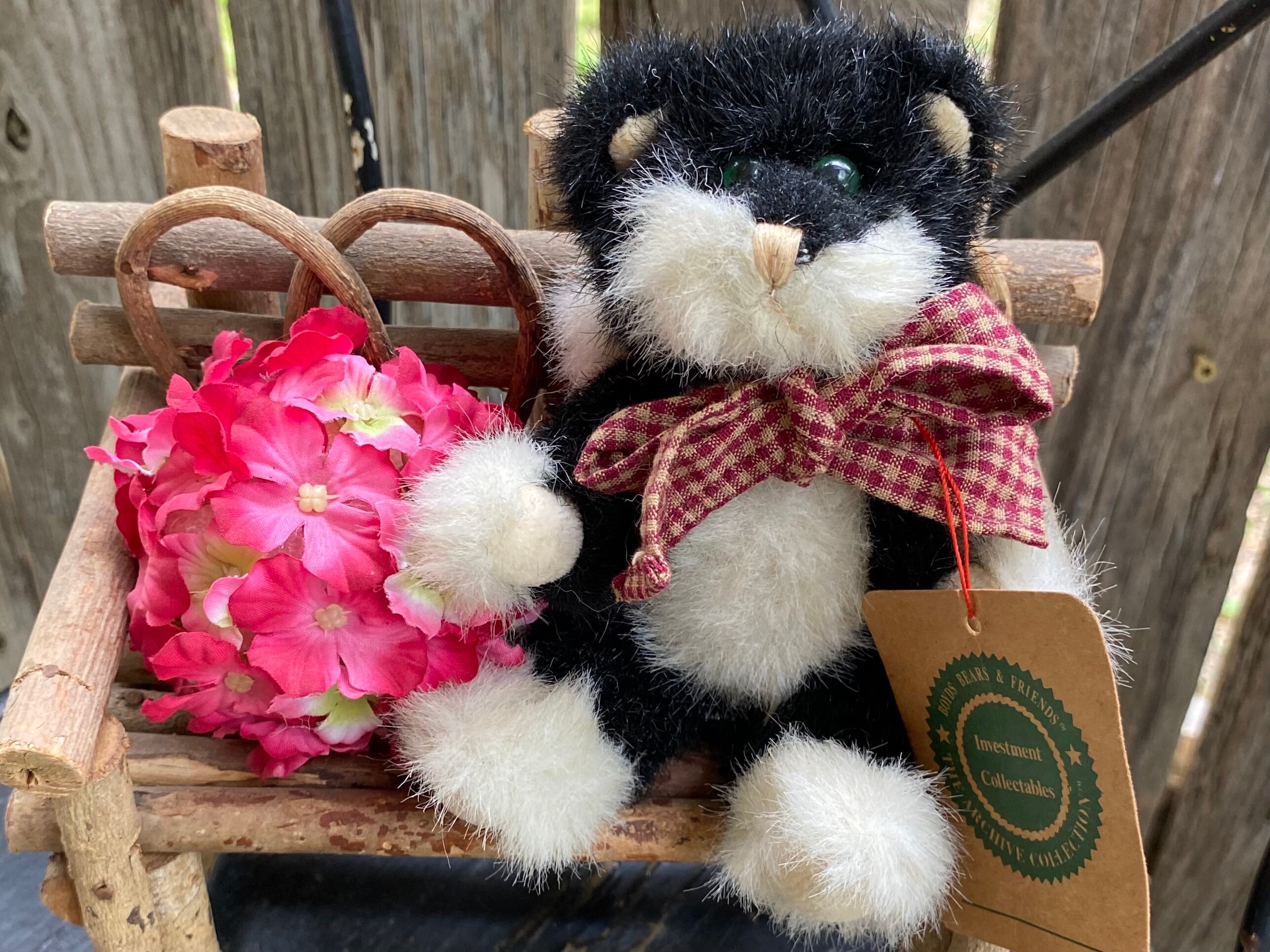 Boyds Bears The Archive Collection Plush ''Byron'' Kitty Cat Jointed W ...