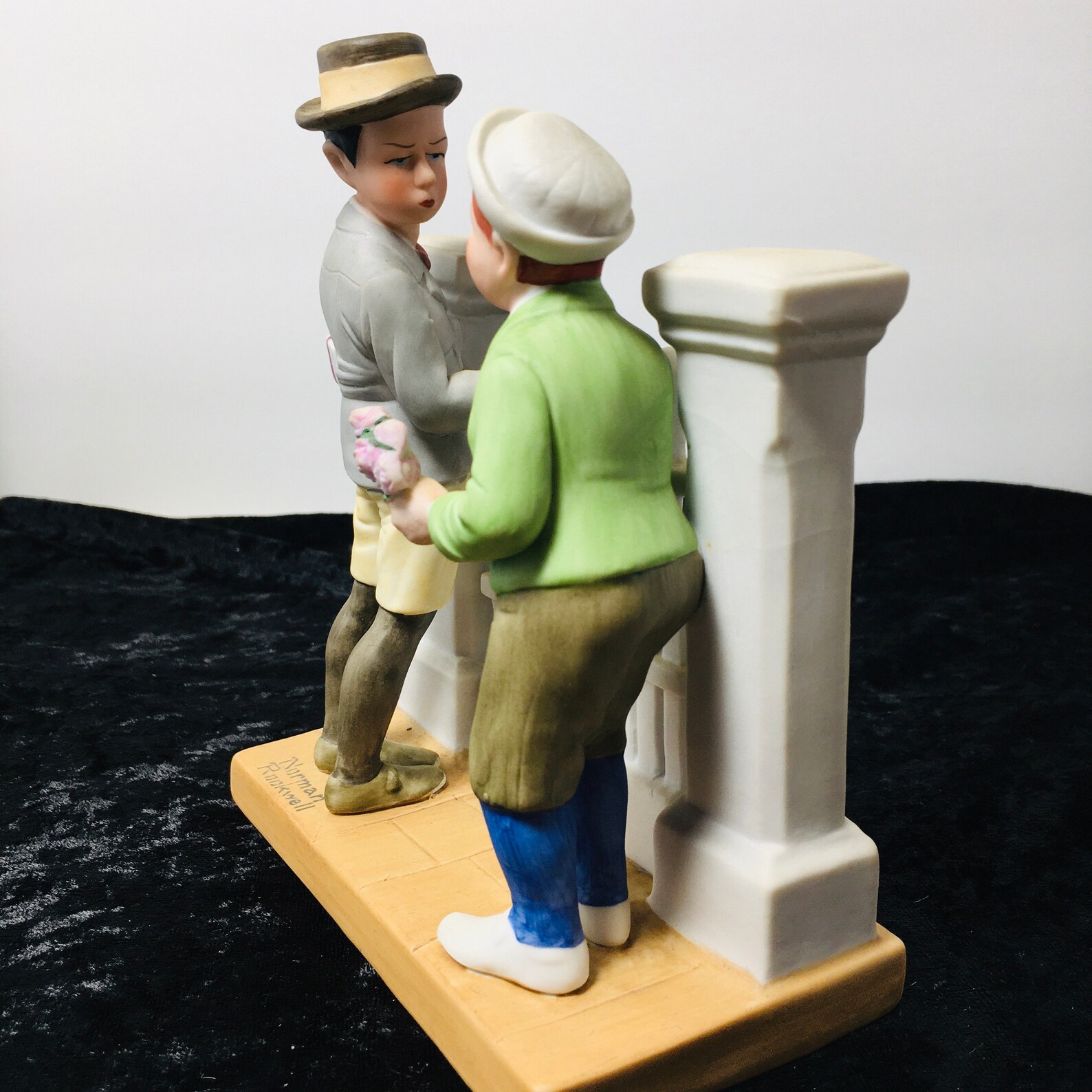 Norman Rockwell the Rivals Figurine Danbury Collectible Norman - Etsy