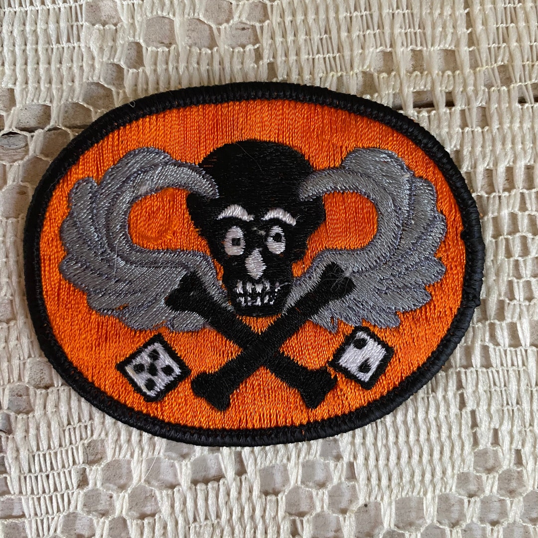 US ARMY 7th RANGER Battalion Pocket Patch Black Skull With Crossbones ...