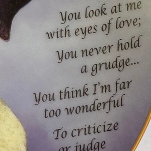 Pug Dog Collector Plate Eyes of Love by the Danbury Mint, Devoted Pugs ...