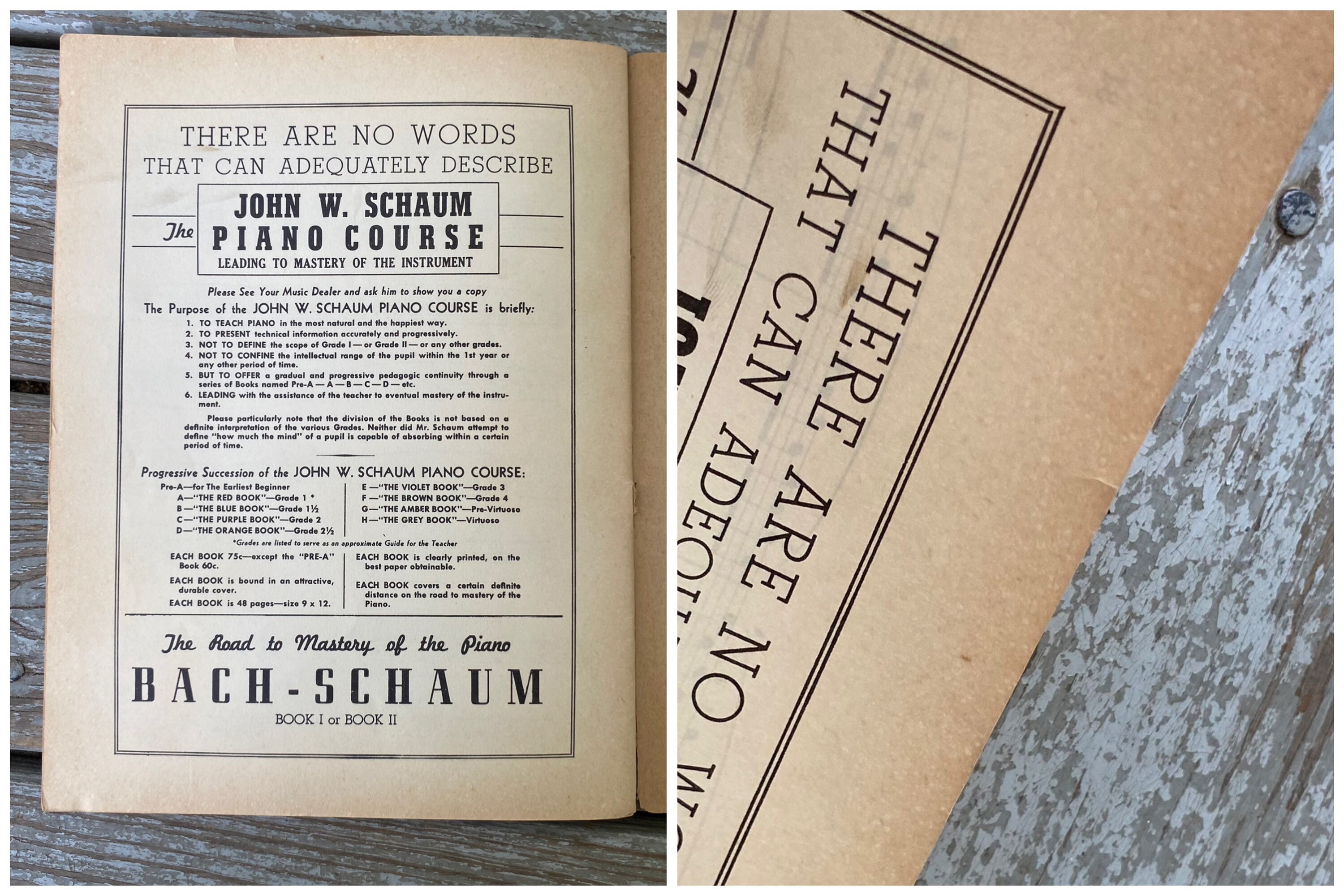 HANON-SCHAUM For PIANO Book One musique ancienne vintage - Etsy Canada
