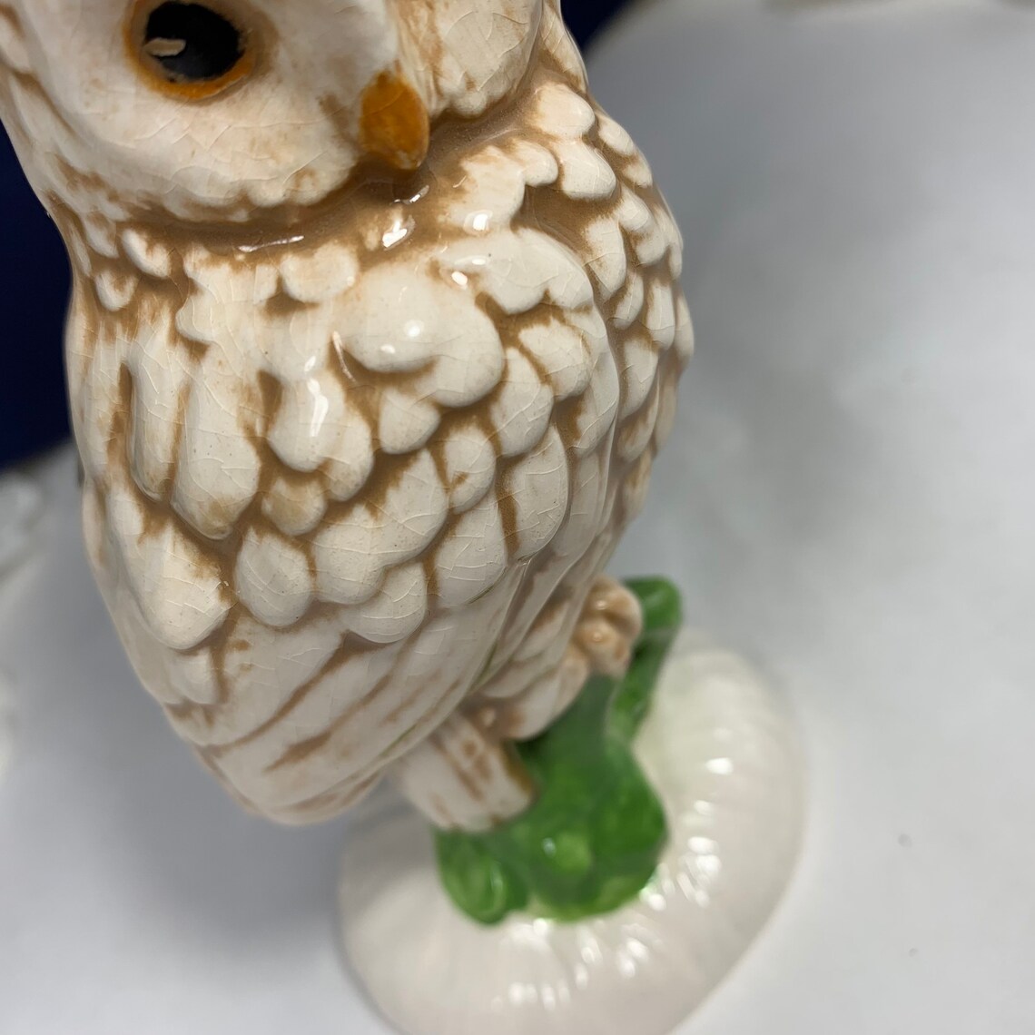 Owl Figures Vintage Ceramic Owl Figurine - Etsy