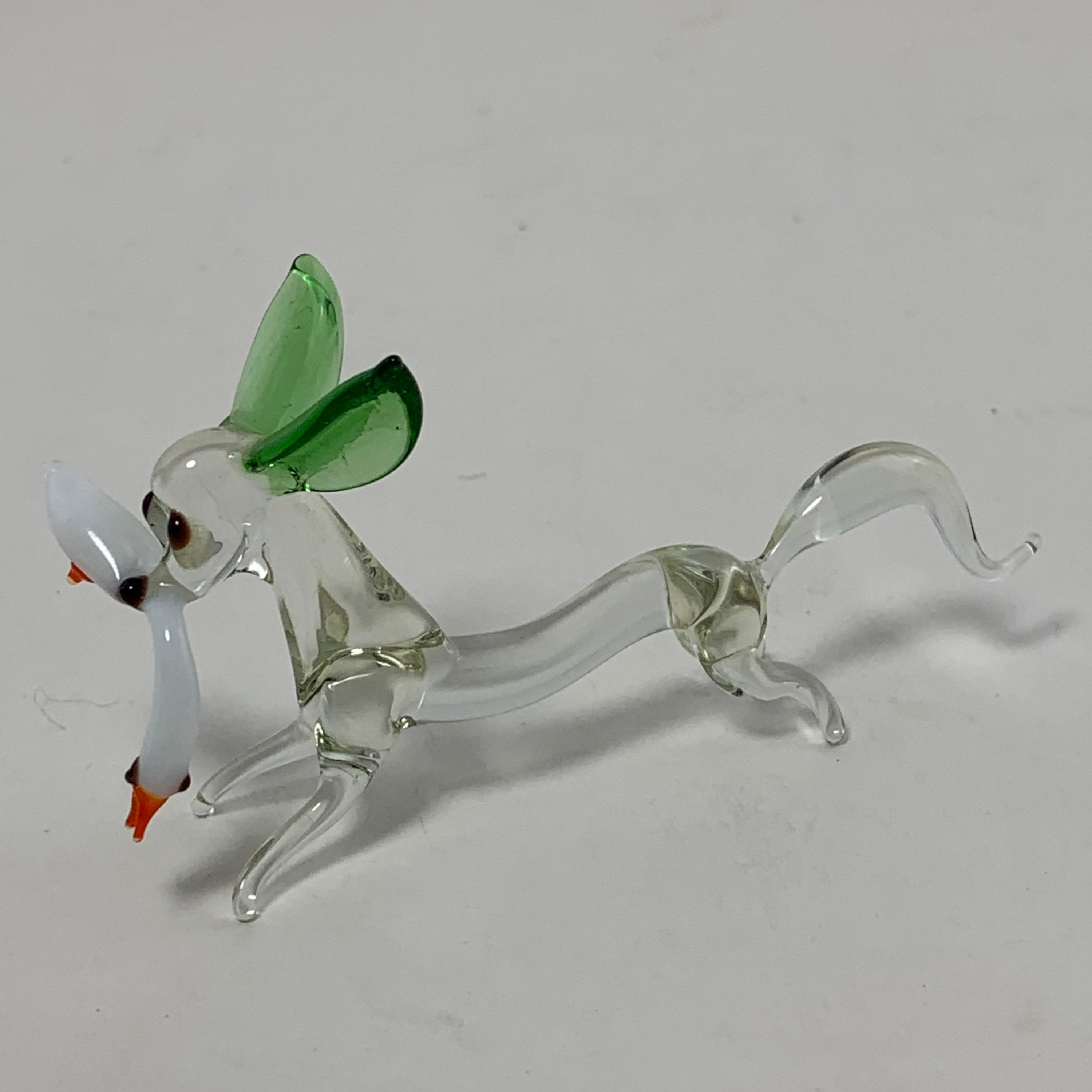 Chihuahua Glass Dog Figurine Blown Glass Dog Art Glass - Etsy