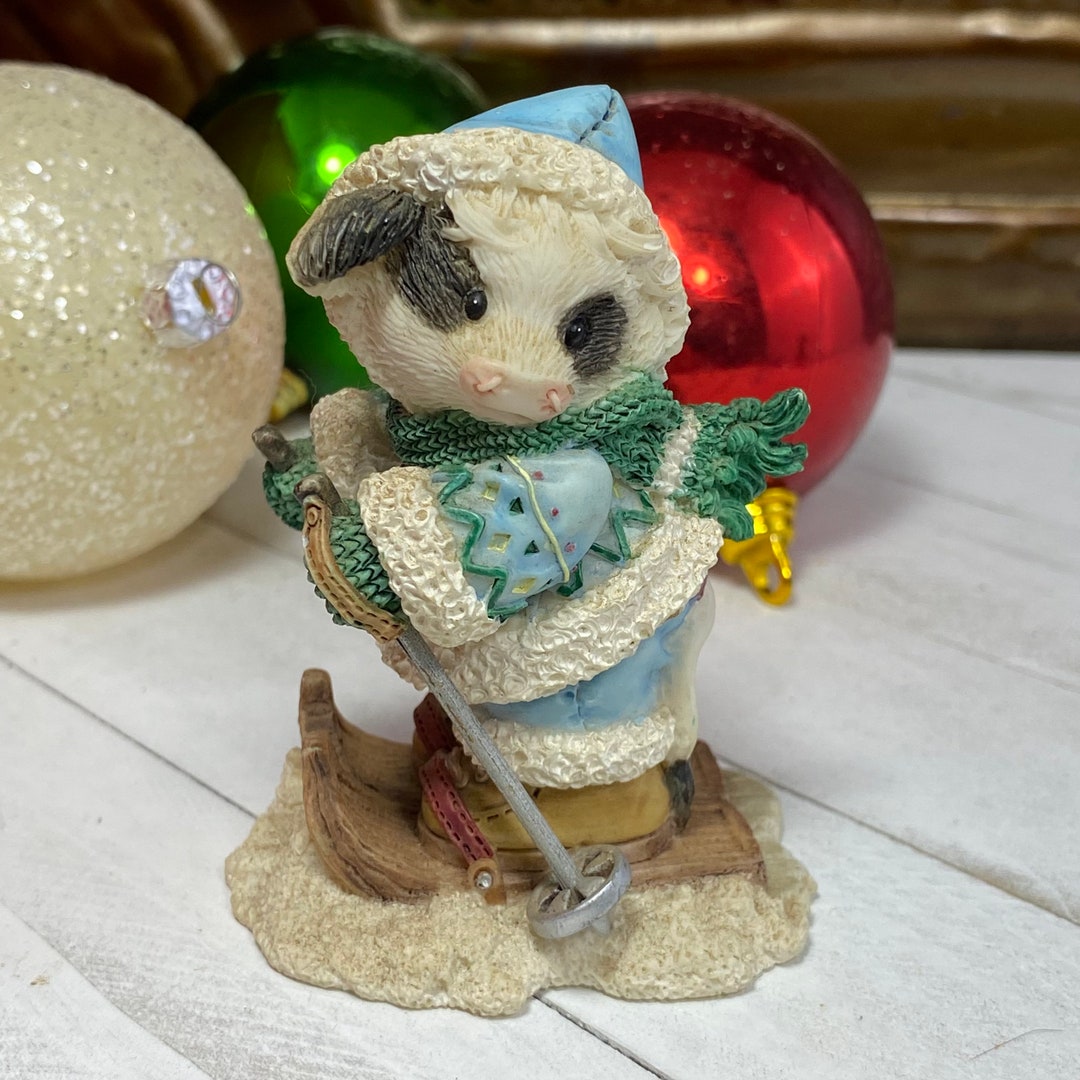 January ‘ski Moo Later’ Mary’s Moo Moos Cow Figurine - Enesco #548952 ...