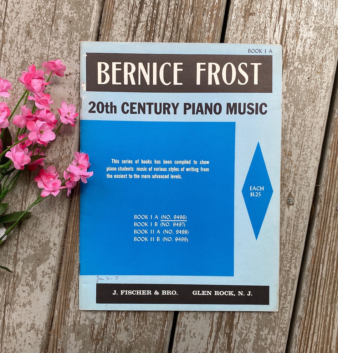 Vintage Beginner Piano Book by Bernice Frost - 20th Century Piano Music ...