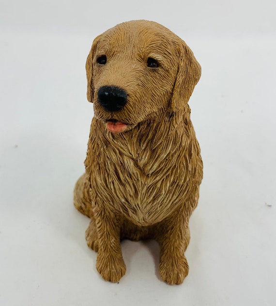 Vintage Golden Retriever Figurine Sandicast Golden Retriever | Etsy