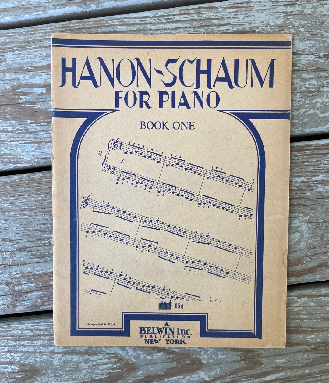 HANON-SCHAUM For PIANO Book One musique ancienne vintage - Etsy Canada