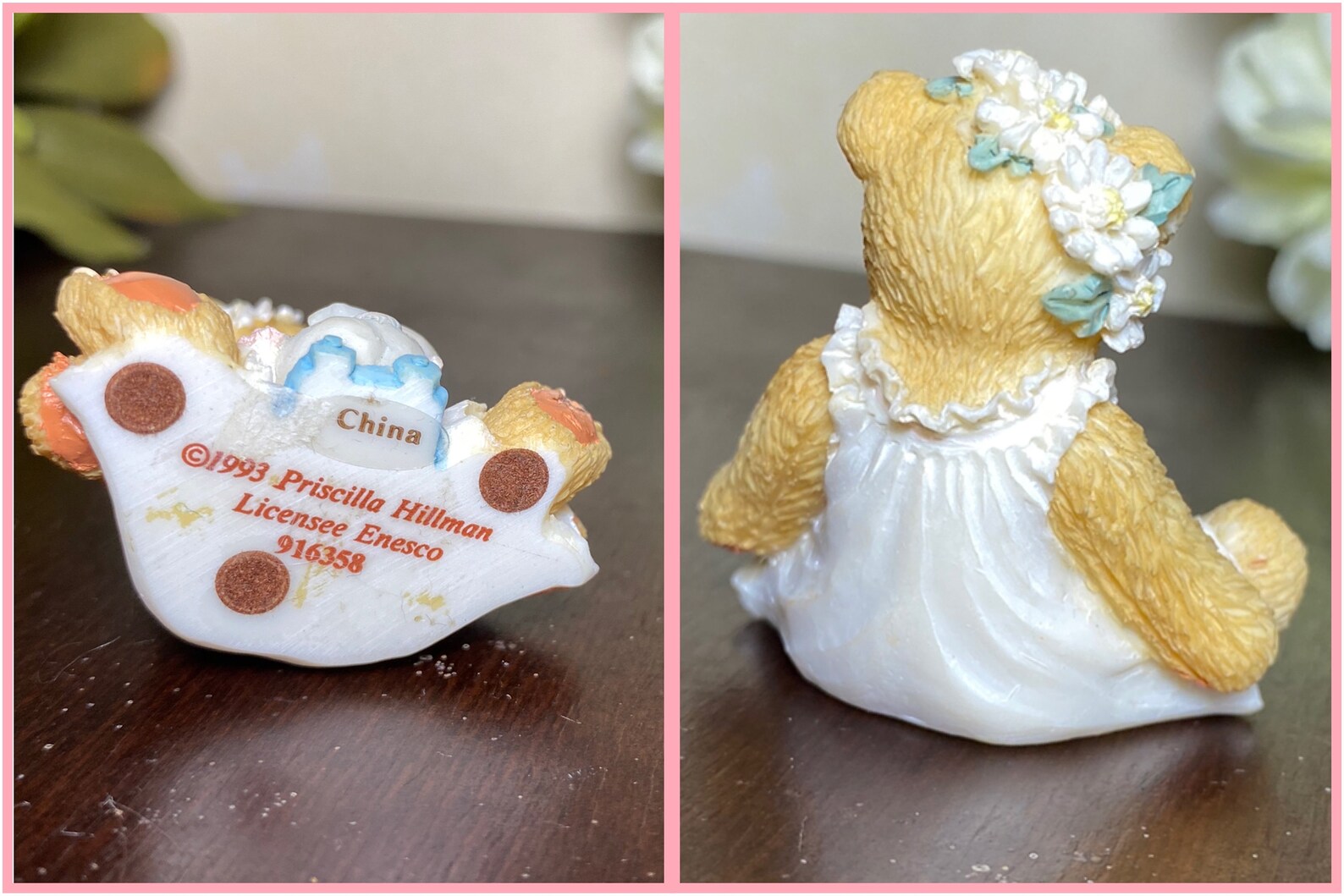 CHERISHED TEDDIES Miniature Figurines by Enesco MOM #476773, Girl With ...