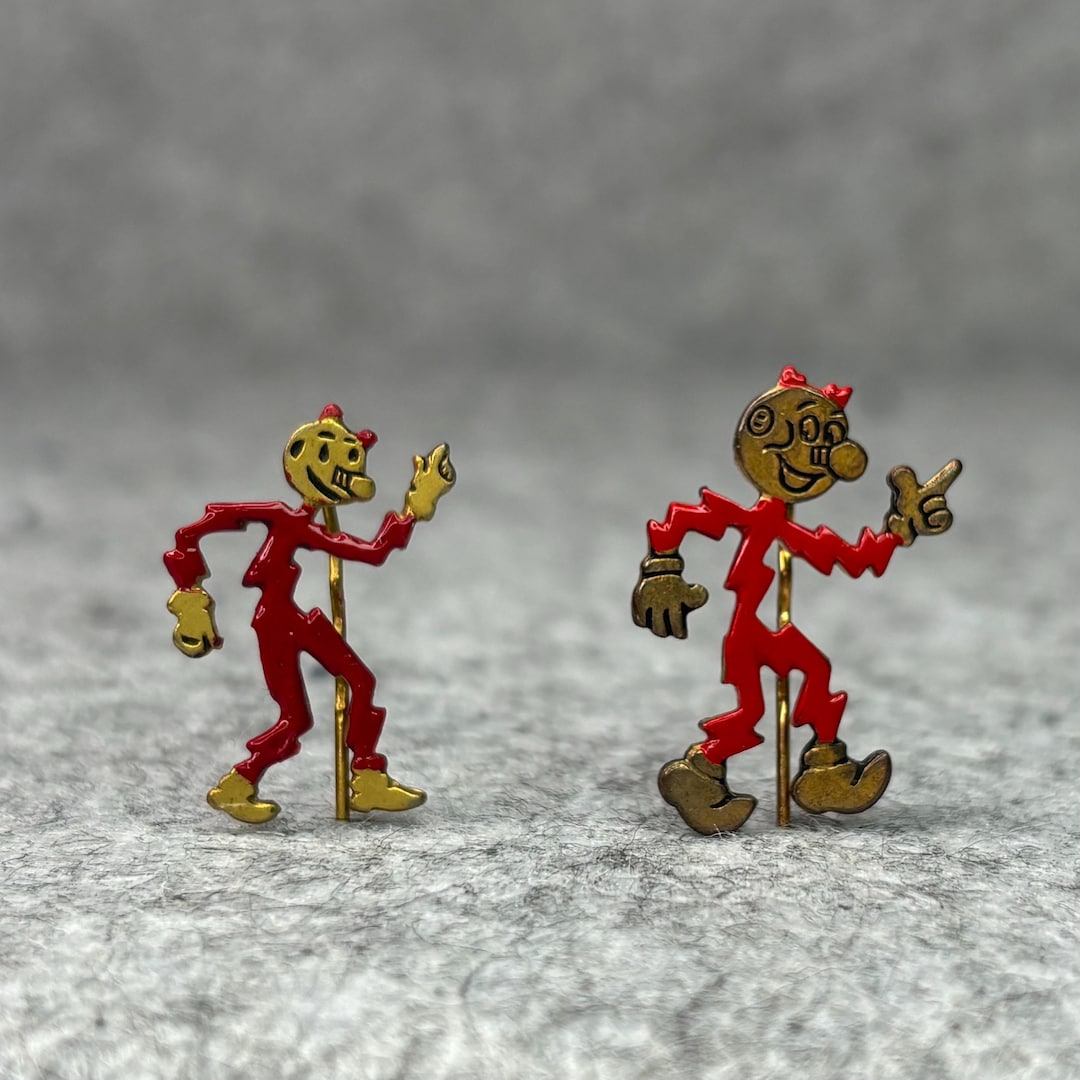 Vintage Reddy Kilowatt Electric Company Advertising Lapel Stick Pin ...
