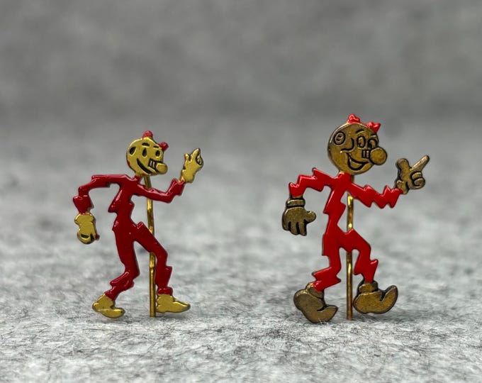 Vintage Reddy Kilowatt Electric Company Advertising Lapel Stick Pin ...