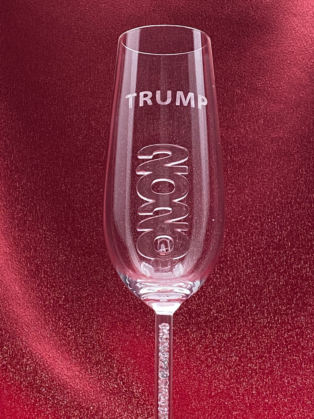 NEW 2020 Trump Champagne Flute™ Embellished With Swarovski™ Crystals ...