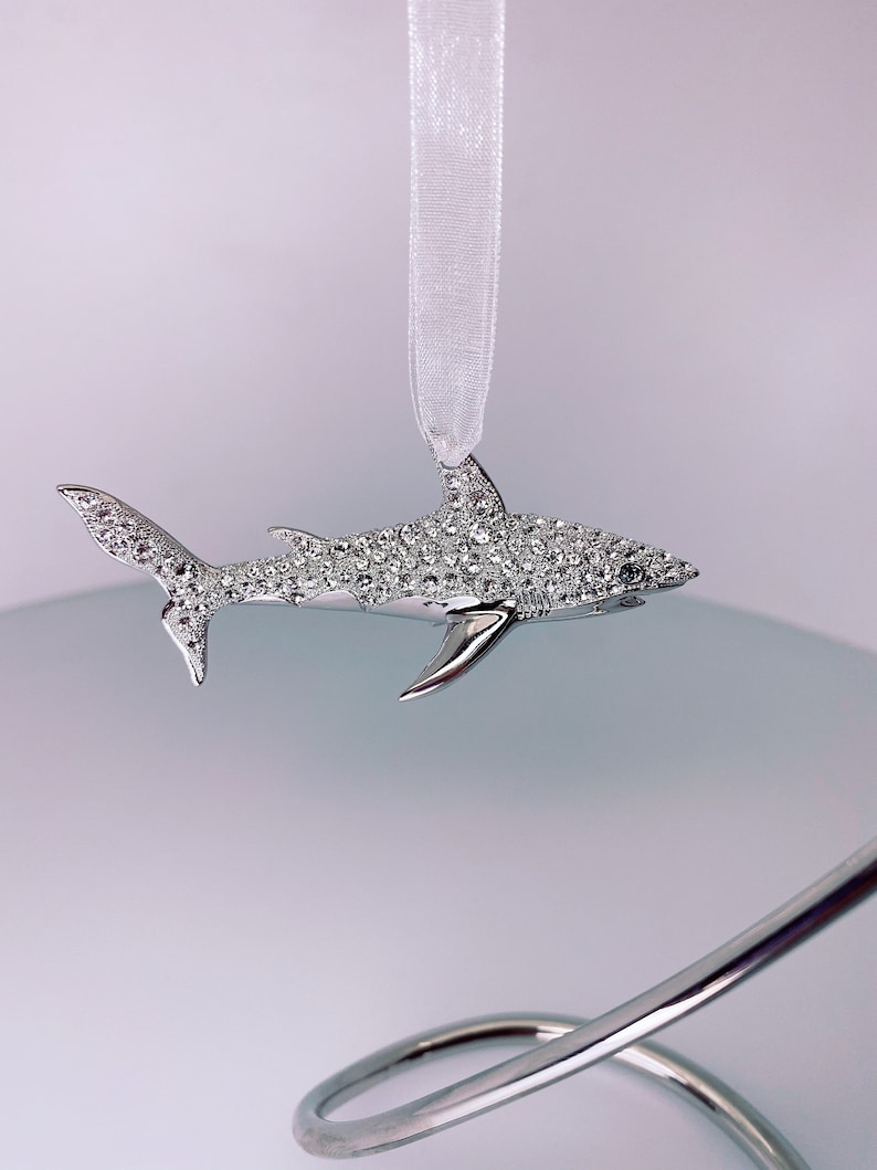 Swarovski™ Crystal Shark Ornament Created Exclusively by Swarovski™ in ...