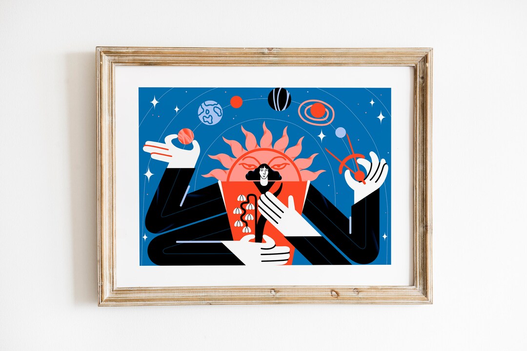 Copernicus - Original Illustration Print - Etsy