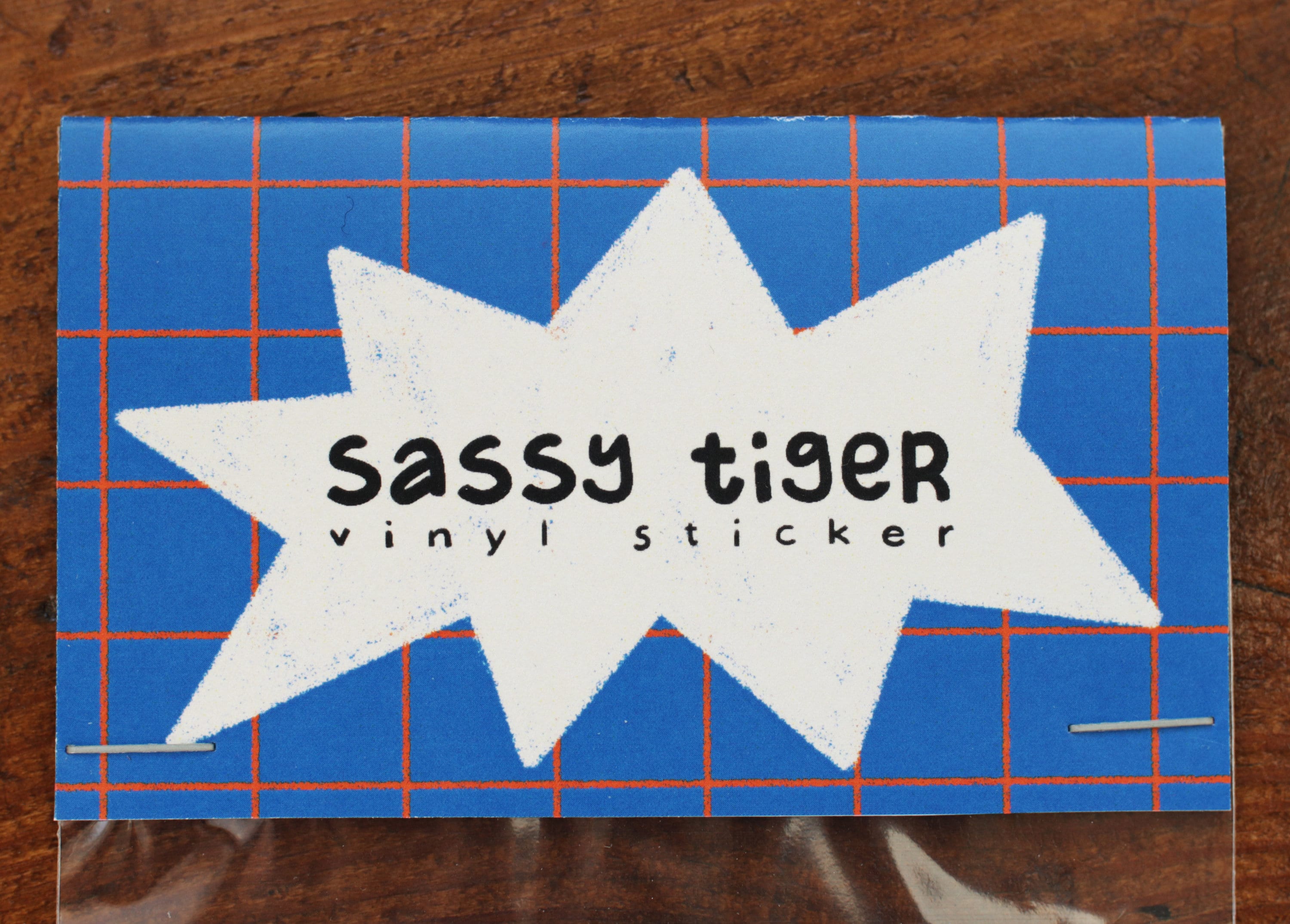 Sassy Tiger Original Vinyl Sticker - Etsy