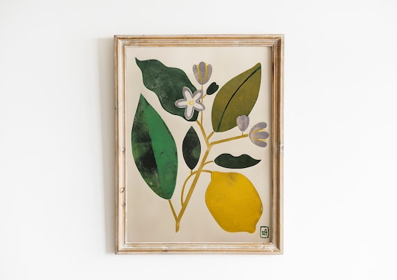 Prints Wood & Linocut Prints Wall Decor Printed Linocut Hand made Art ...