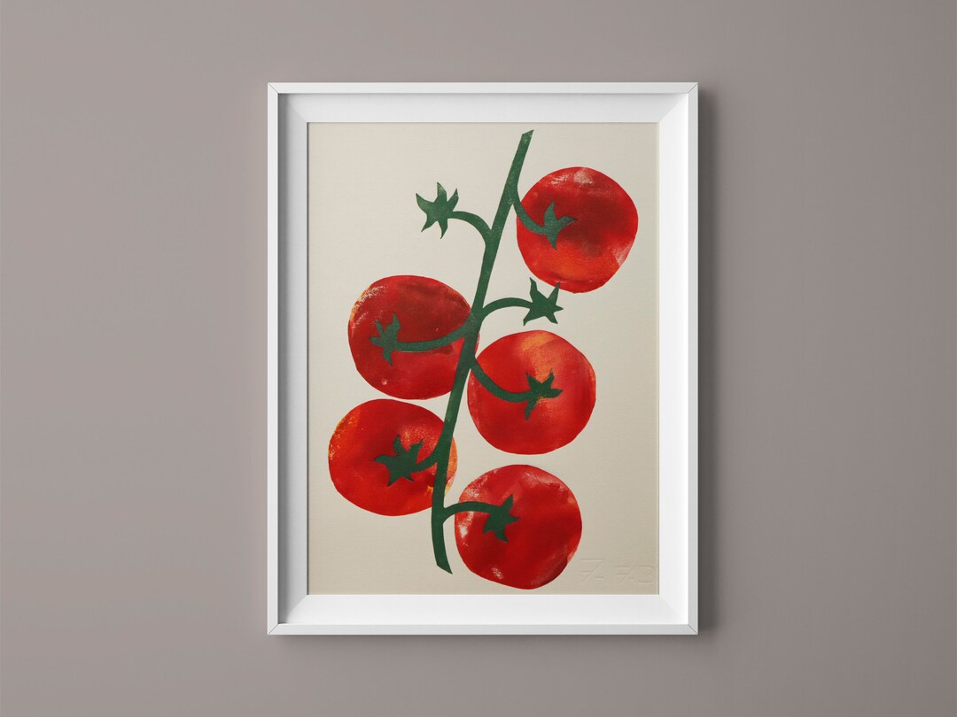 Wall Decor Printed Linocut Hand Made Art Print Limited Edition Home ...